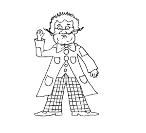 Jak narysować Pana Kleksa? Instrukcja krok po kroku - KrainaKolorowanek.pl